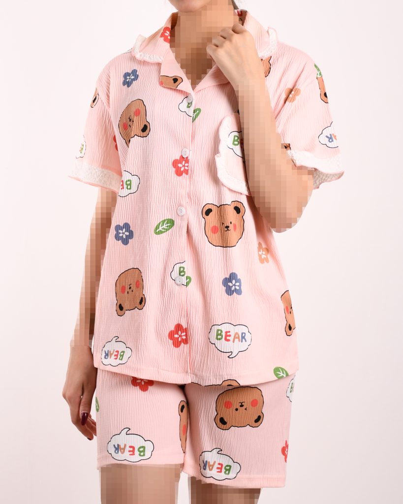 ست صورتی خرسی OppsiR00526 | فروشگاه پوشاک اینفینیتی