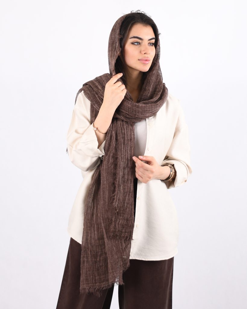 شال لینن ( ROMA )S00687 | فروشگاه پوشاک اینفینیتی